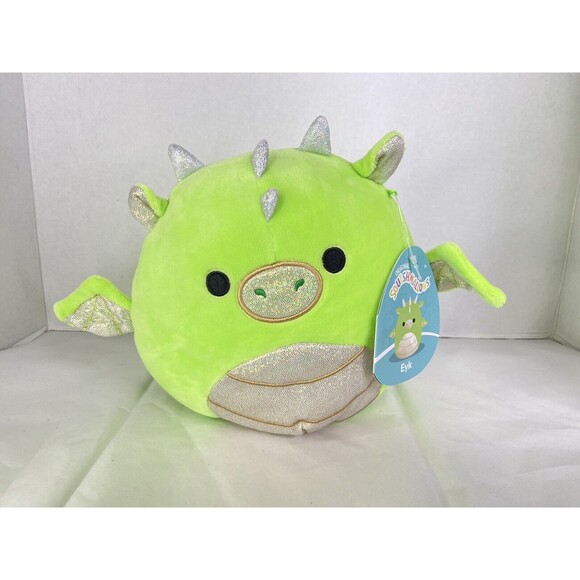 Kellytoy | Toys | Squishmallows Eyk Dragon 7in Plush Green Stuffed ...